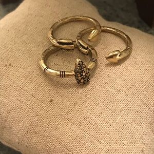 Lucky Brand | Jewelry | Lucky Brand Ring Set Preowned | Poshmark